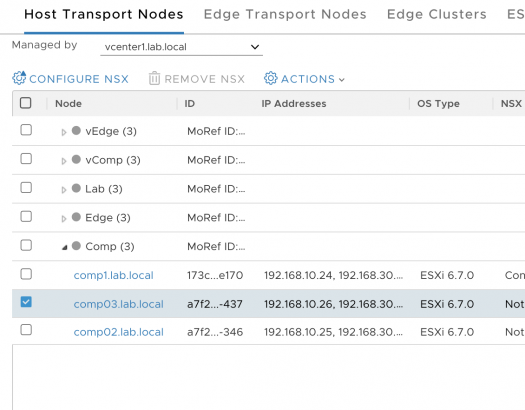 NSX-T Lab: Host Transport Nodes - vDives