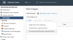 NSX-V Lab: Distributed Logical Routers - vDives