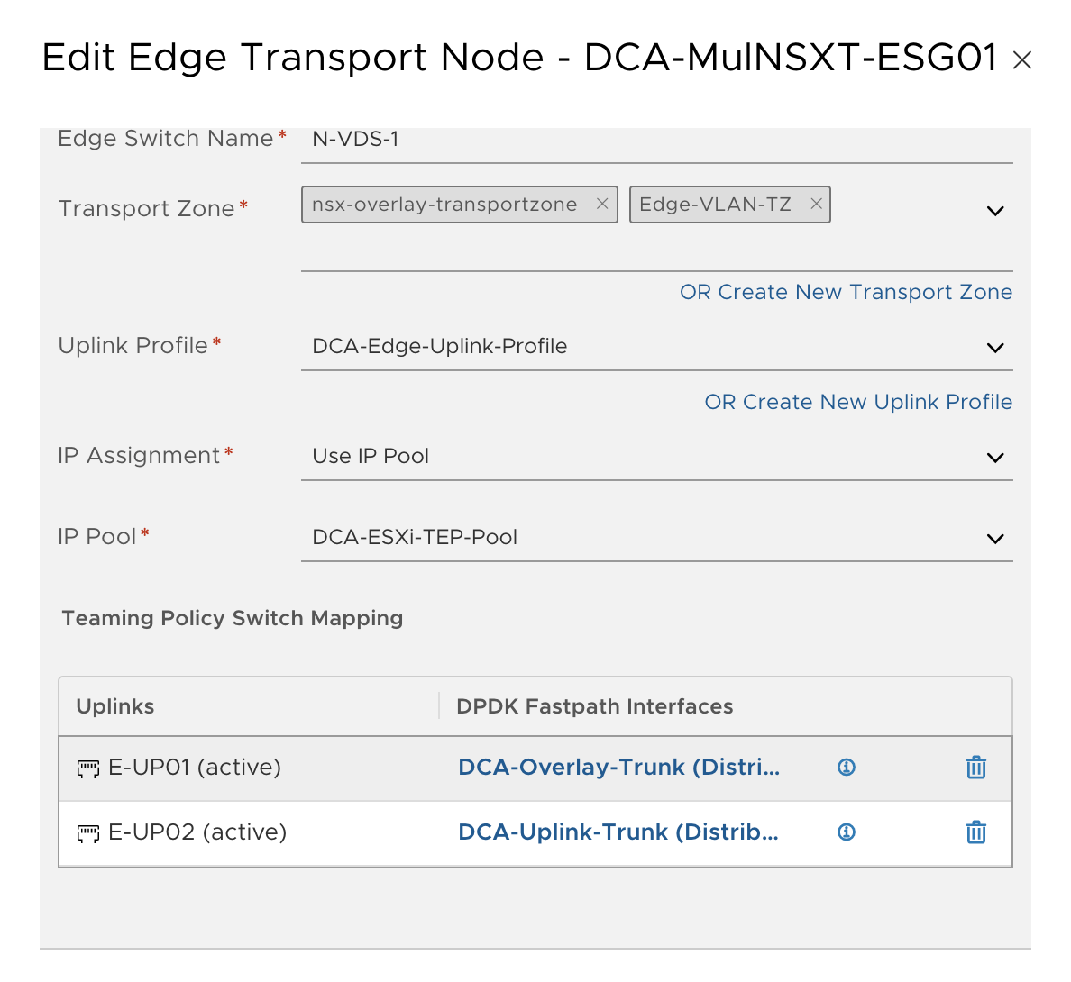 NSX-T HA VIP - vDives