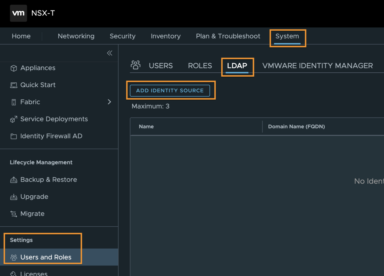 NSX-T LDAP Configuration - vDives