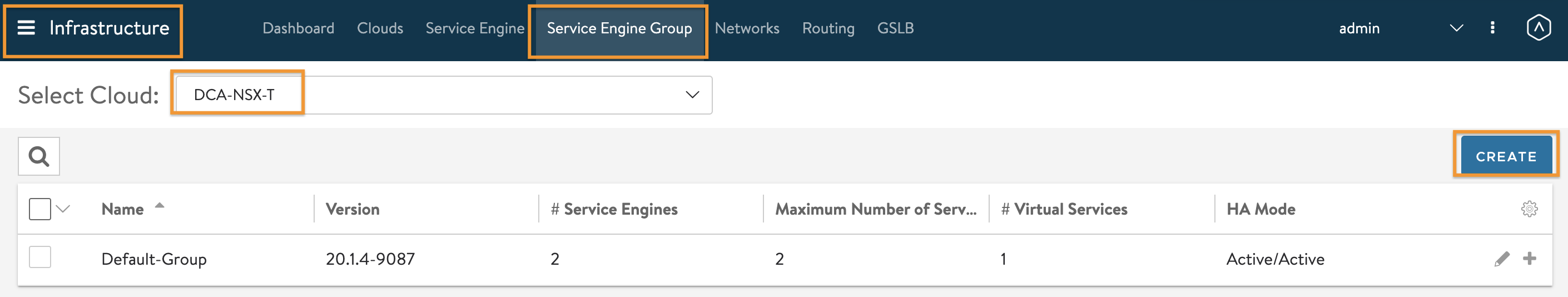 AVI/ALB GSLB Lab: DNS Virtual Service, Service Engine Group - vDives