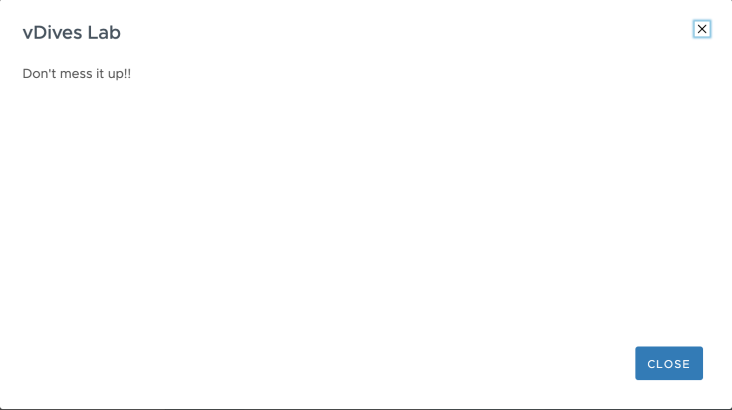 Quick Tips: NSX-T Login Window with a User Agreement Banner - vDives