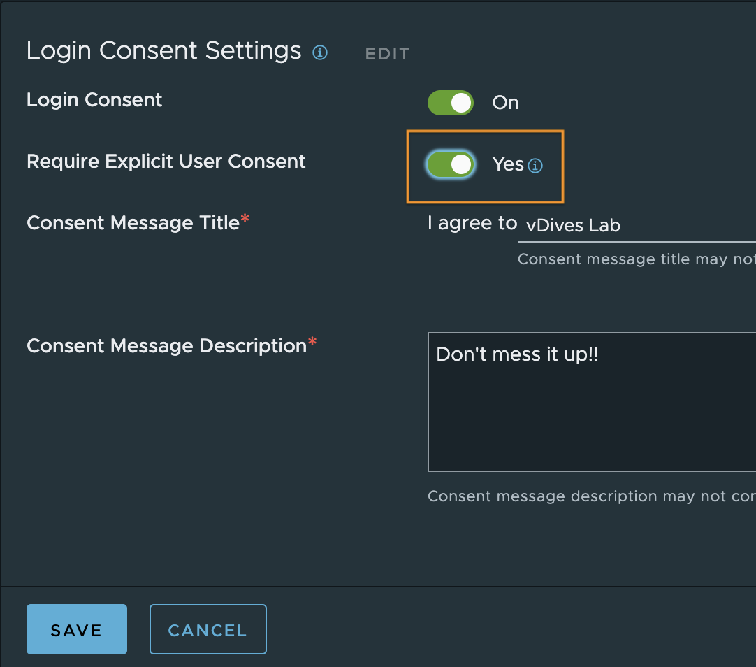 Quick Tips: NSX-T Login Window with a User Agreement Banner - vDives