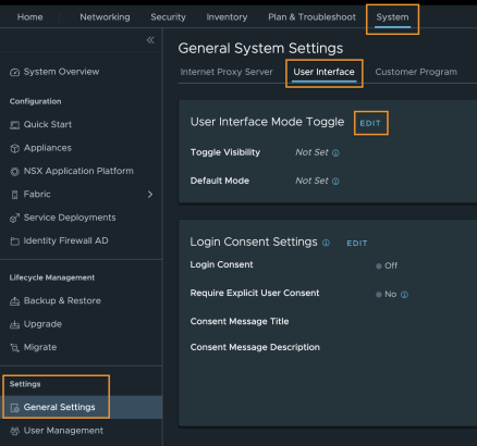 Quick Tips: NSX-T User Interface Settings - vDives